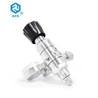 China Nitrogen Helium Propane Gas Pressure Reducing Valve Stainless Steel High Pressure Dual Stage for sale