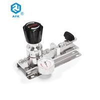 China Stainless Steel Secondary Gas Regulator Low Pressure 2.5MPa With Panel / Ball Valves for sale
