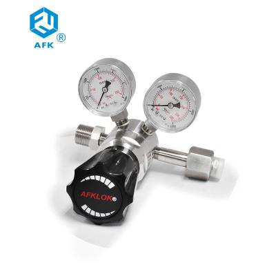 China Stainless Steel High Pressure Regulator 3000psi FKM O Ring PCTFE Valve Seat for sale
