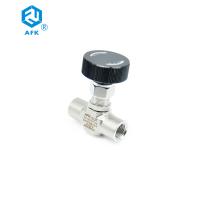 China AFK High Pressure 3000psi Stainless Steel Needle Valve Two Way 1/8 1/4 3/8 1/2 Inch for sale