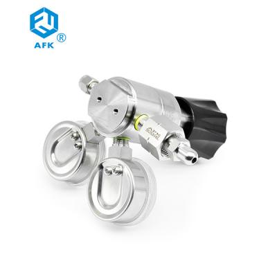 China AFK Nitrous Oxide Single Stage Pressure Regulator Stainless Steel Precision 25Mpa OEM ODM for sale