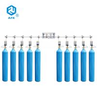 China WL500 Stainless Steel Oxygen Cylinder Manifold Double Side Special Gas Manifold for sale