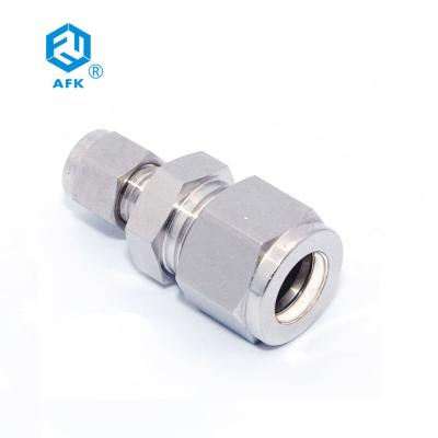 China AFK 4mm 6mm 8mm 10mm Ferrule Reducer Stainless Steel Straight Tube Fitting for sale