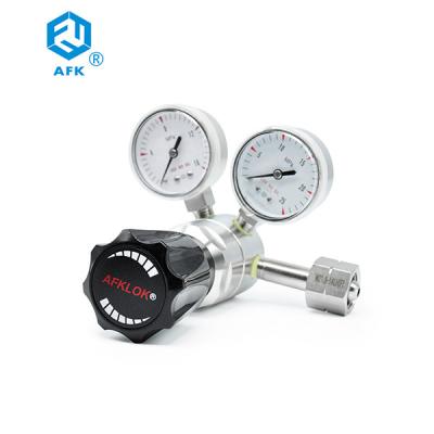 China AFK High Pressure Stainless Steel Pressure Regulator Precision 25Mpa For Nitrous Oxide for sale