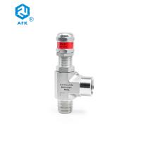 China AFK SS316 Gas Safety Stainless Steel Pressure Relief Valve 1/4inch 3/8inch 1/2inch for sale