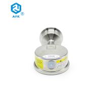 China 10 Bar Gas Cylinder Pressure Gauge Stainless Steel Hygienic Diaphragm for sale