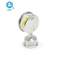 China 10 Bar Gas Cylinder Pressure Gauge Stainless Steel Hygienic Diaphragm for sale