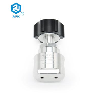 China 316 Stainless Steel Manual Diaphragm Valve 1/4in Female Thread 31 MPa Pressure 100000 Cycle Life for sale