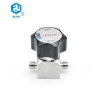China Low Pressure Manual Stainless Steel Diaphragm Valve 1/4in 150psi for Nitrogen Oxygen Helium Systems for sale