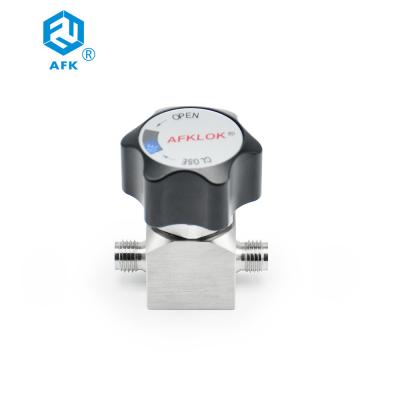 China Low Pressure Manual Stainless Steel Diaphragm Valve 1/4in 150psi for Nitrogen Oxygen Helium Systems for sale
