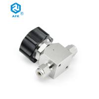 China Low Pressure Manual Stainless Steel Diaphragm Valve 1/4in 150psi for Nitrogen Oxygen Helium Systems for sale