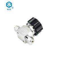 China Low Pressure Manual Stainless Steel Diaphragm Valve 1/4in 150psi for Nitrogen Oxygen Helium Systems for sale