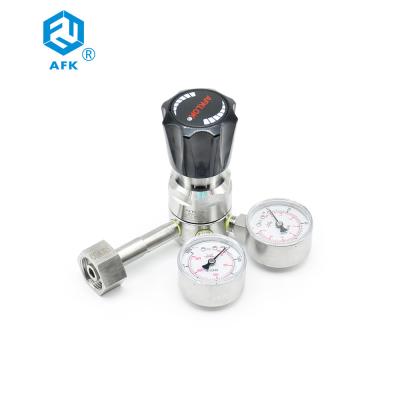 China SS316 Single Stage Pressure Regulator Inline High Flow Pressure Regulator for sale