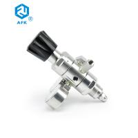 China Stainless Steel High Pressure Air Regulator Two Stage Pressure Regulator With Relief Valve for sale