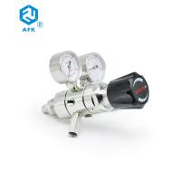 China Stainless Steel High Pressure Air Regulator Two Stage Pressure Regulator With Relief Valve for sale