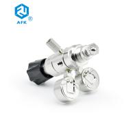 China Stainless Steel High Pressure Air Regulator Two Stage Pressure Regulator With Relief Valve for sale