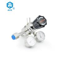 China Stainless Steel High Pressure Air Regulator Two Stage Pressure Regulator With Relief Valve for sale