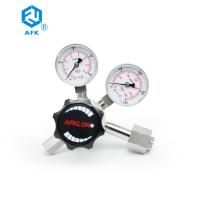 China Stainless Steel High Pressure Air Regulator Two Stage Pressure Regulator With Relief Valve for sale