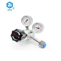 China Stainless Steel High Pressure Air Regulator Two Stage Pressure Regulator With Relief Valve for sale