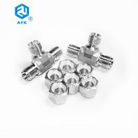 China Forged Compression Pipe Fittings Stainless Steel Equal Tee For Gas / Oil for sale