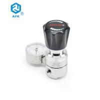 China Adjustable Propane Air Pressure Regulator Stainless Steel 316L Industrial Gas Regulator for sale
