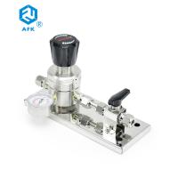 China 1.6Mpa Pressure Reducing Regulators Single Gauge With Panel Ball Valve for sale