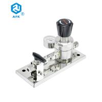 China 1.6Mpa Pressure Reducing Regulators Single Gauge With Panel Ball Valve for sale