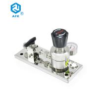 China 1.6Mpa Pressure Reducing Regulators Single Gauge With Panel Ball Valve for sale