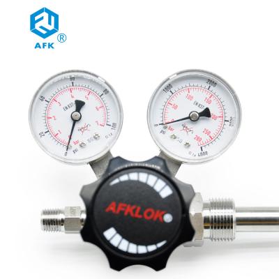 China High Pressure Co2 Stainless Steel Pressure Regulator 4000psi Inlet Range for sale