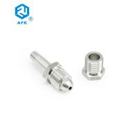 China UNI4412 316 Stainless Steel Tube Fittings NPT Male Gas Cylinder Connector for sale