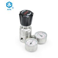China CO2 Nitrogen Propane Gas Pressure Regulator Valve With Gauge 6000psi 4000psi for sale