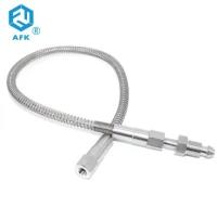 China SS304 Stainless Steel Flexible Hose Tubing - 3000 PSIG Pressure Rating, -60℃ to +400℃ Temperature Range for Oxygen and Natural Gas Applications for sale