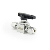 China 1/4in OD Precision Stainless Steel Ball Valve Low Pressure 1000PSI for sale