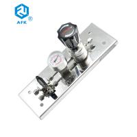 China 1PC Silver Gas Supply Systems Changeover Manifold Stainless Steel 316 for sale
