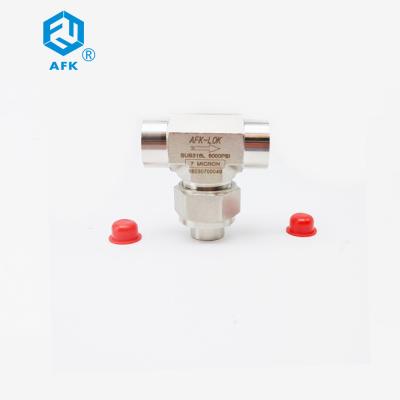 China High Pressure Gas Line Filter 3 Way Female Type Good Sealing for sale