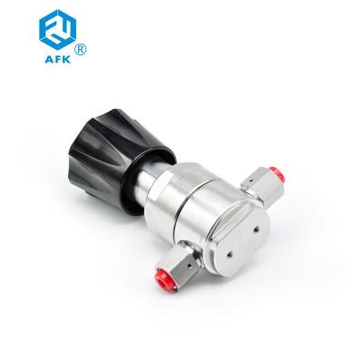China Stainless Steel 316L 1/4 VCR Pressure Regulator 0.09 CV 600psig - 3500psig for sale