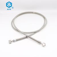 China 1/4 NPTF Stainless Steel 316 Flexible Hose Tubing - 3000 PSIG High Pressure Gas Line Hose in 2.5m and 3m Lengths for sale