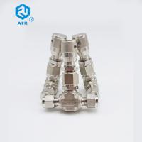 China Nitrogen Gas Metering Stainless Steel Needle Valve 3mm-12mm 1/8 In-1/2 In for sale