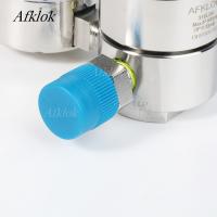 China Stainless Steel Single Stage Pressure Regulator Single Gauge 60psi with 1/2 inch Male Fitting for sale