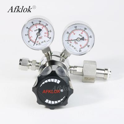 China Single Stage Pressure Regulators For Argon Nitrogen Oxygen Helium Co2 Acetylene Gas Regulator for sale