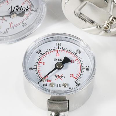 China 2.5% Accuracy Grade Pressure Gauges 50mm Sensord Length for Pharmaceutical Applications for sale