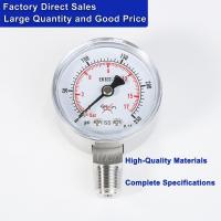 China 1.6% Precision Gas Pressure Test Gauge for -20- 80C Environment Temperature and SUS316 Wetted Part for sale