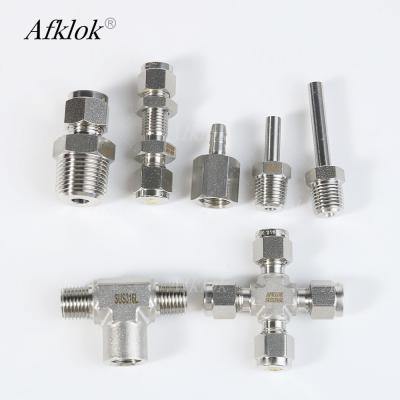 China Factory supply stainless steel compression fittings wholesale Enjoy 20% off for over 1000pcs Support OEM for sale