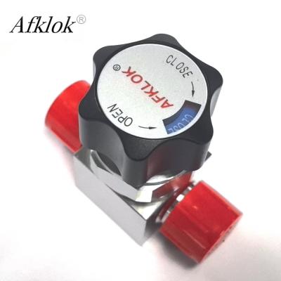 China SS316L Manual Diaphragm Valve 1/4in 3/8in 1/2in Port Size 310 Bar Pressure Gas Control for sale