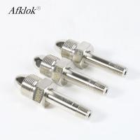 China 1/4in CGA580 Cylinder Connectors with Male Connection and Nickel Plated Brass for sale