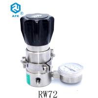 China RW72 Piston Back Pressure Regulating Valve 6000 PSI with 0.15 Cv Value for High Pressure Gas and Liquid Systems for sale