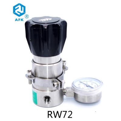 China RW72 Series Back Pressure Regulator - 6000 PSI Maximum Inlet Pressure, 2×10⁻⁸ atm cc/sec He Leakage Rate for sale