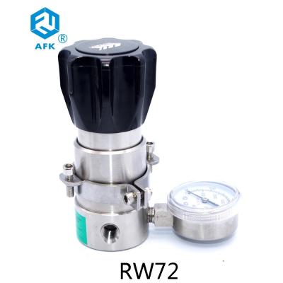 China RW72 Series Stainless Steel Back Pressure Regulating Valve 6000 PSI for Liquid and Gas Applications with Cv 0.15 for sale