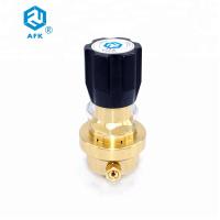 China R57L Series Brass Gas Pressure Regulator 2.5 MPa 300 PSI with 2-inch Gauge for Industrial Applications for sale