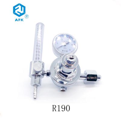 China Adjustable Pressure Regulator With Flowmeter , Industrial Inline Pressure Valve for sale